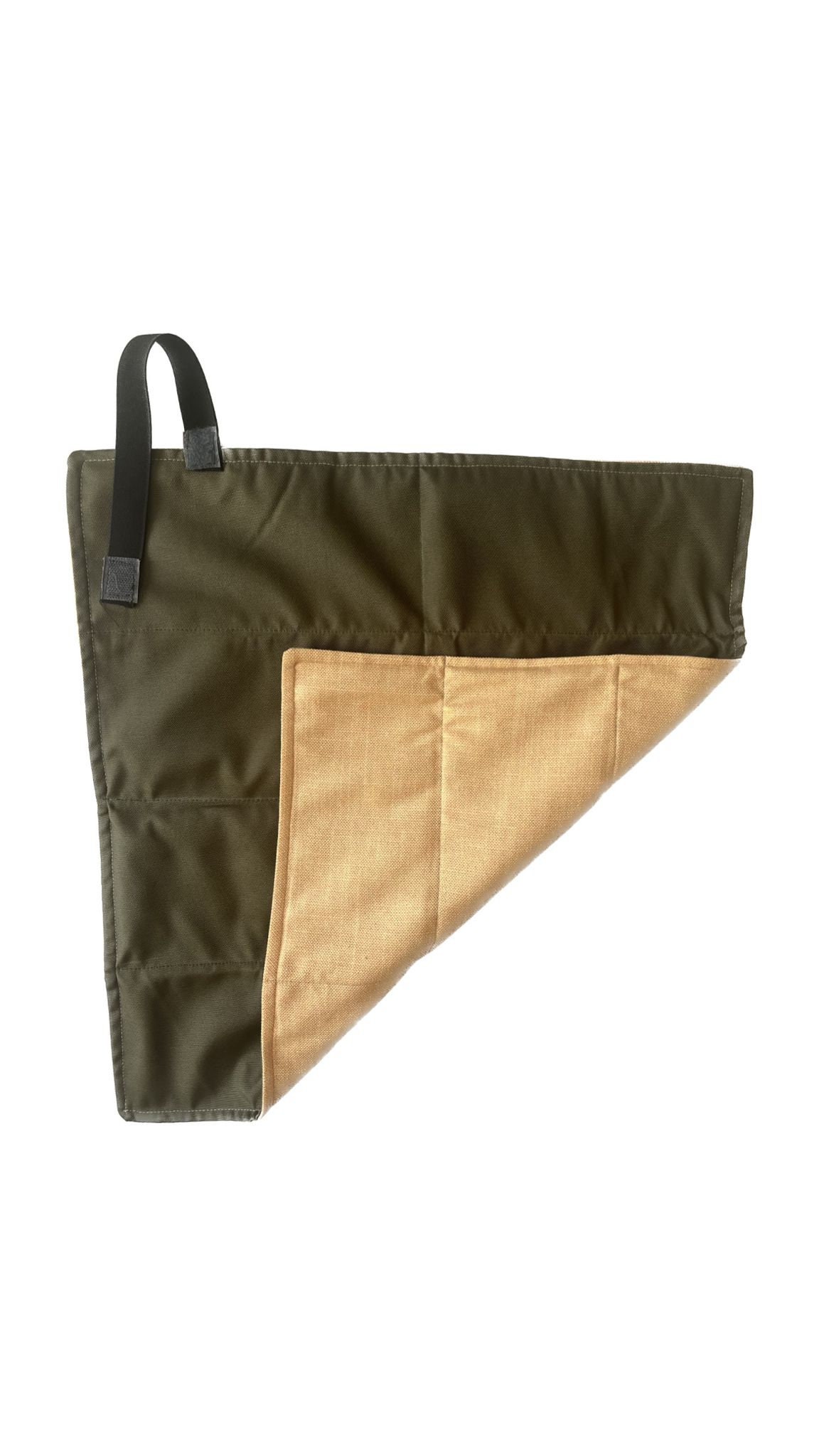 Canvas Camping Seating Mat, Tent Fabric Waterproof Foldable Sit Pad ...