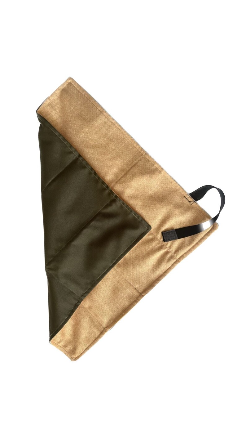Canvas Camping Seating Mat, Tent Fabric Waterproof Foldable Sit Pad ...