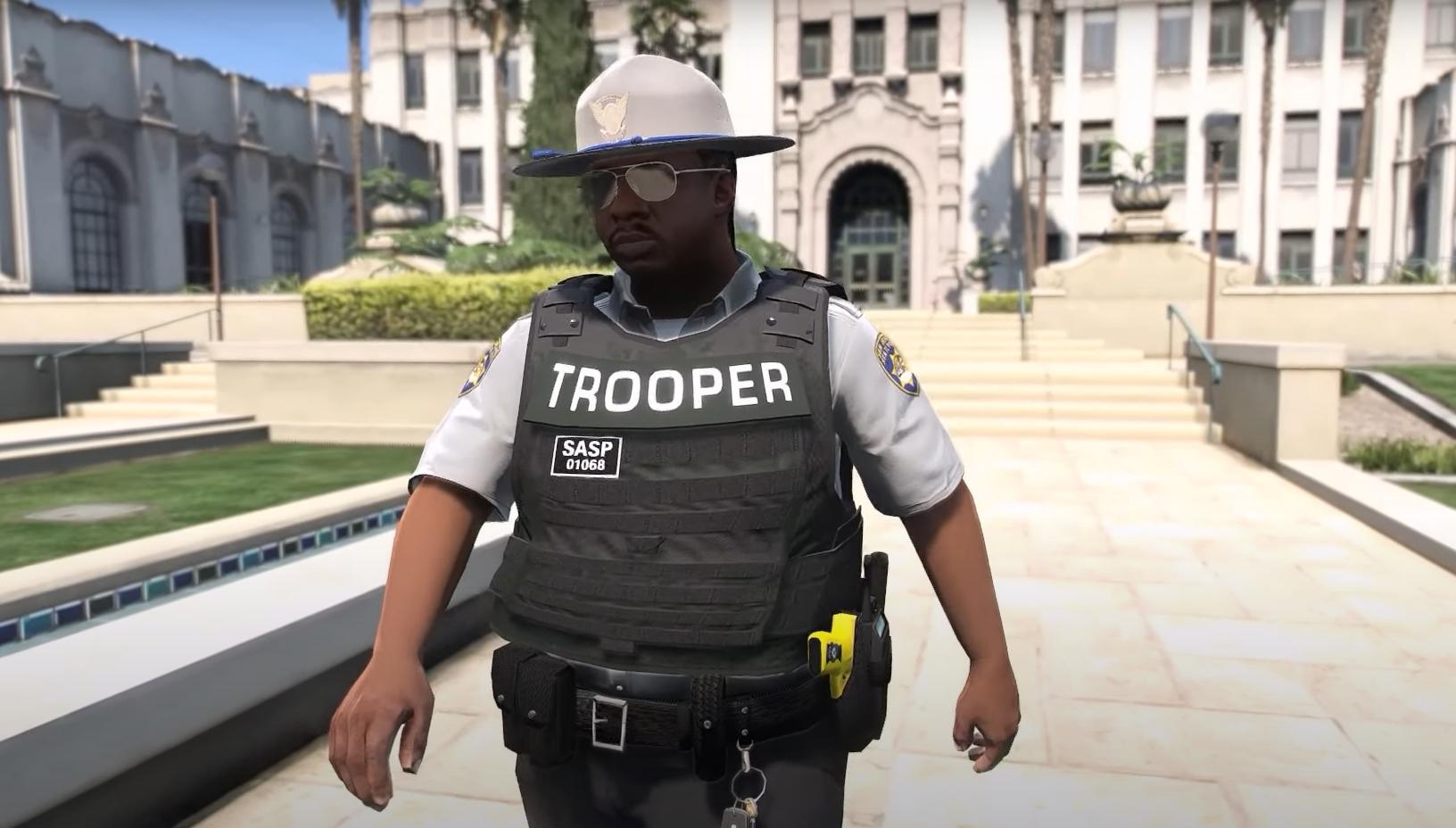 PED - Fat Black Police | Sheriff (FIVEM) - Etsy