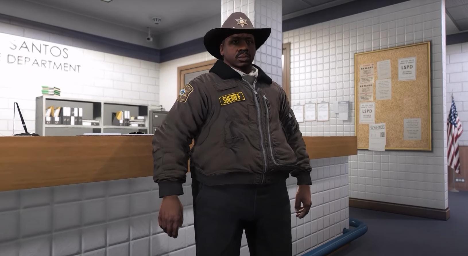 PED - Fat Black Police | Sheriff (FIVEM) - Etsy