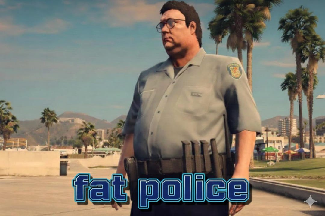 Fat Police Recruit | PED FIVEM - Etsy UK