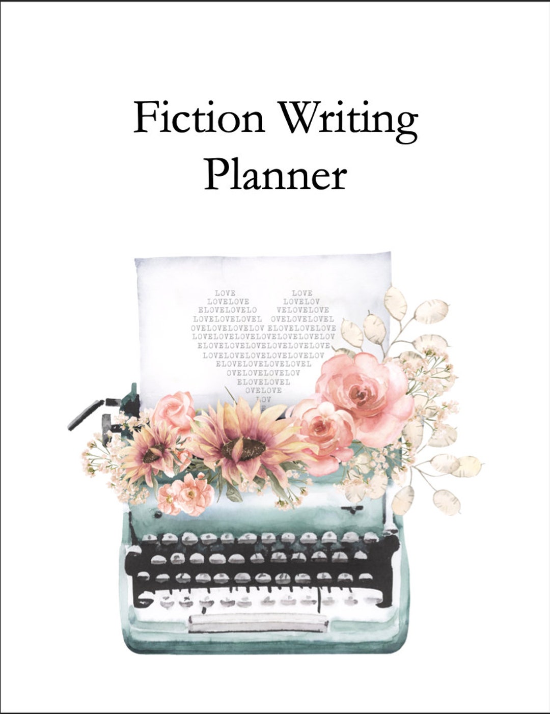 Printable Planner for Fiction Writers 8.5x11 - Etsy