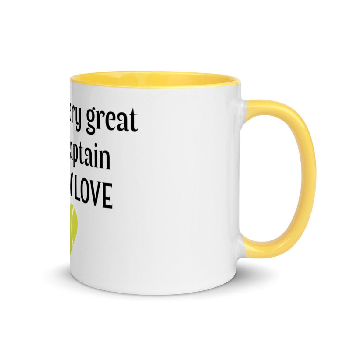 Tennis Captain Mug, Tennis Gift, Tennis Coffee Mug, Heart Coffee Mug ...