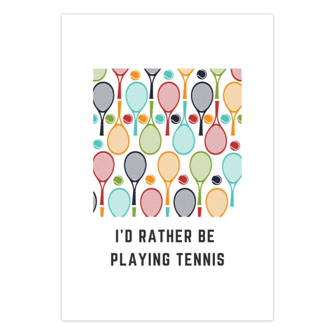 Tennis Note Cards, Tennis Stationary, Tennis Gifts, Tennis Captain ...