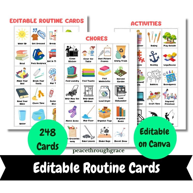 Routine Printable - Etsy