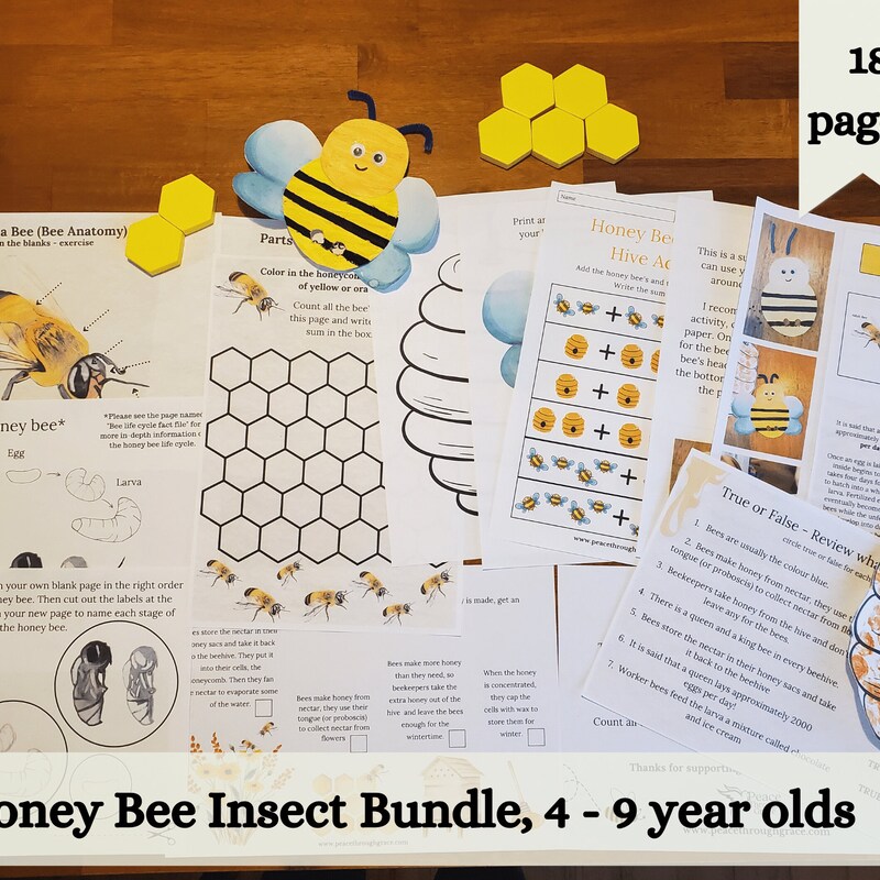 Honey Bee Unit - Etsy