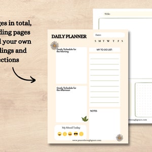 Nature Homeschool Planner Printable Digital , Homeschool Schedule ...