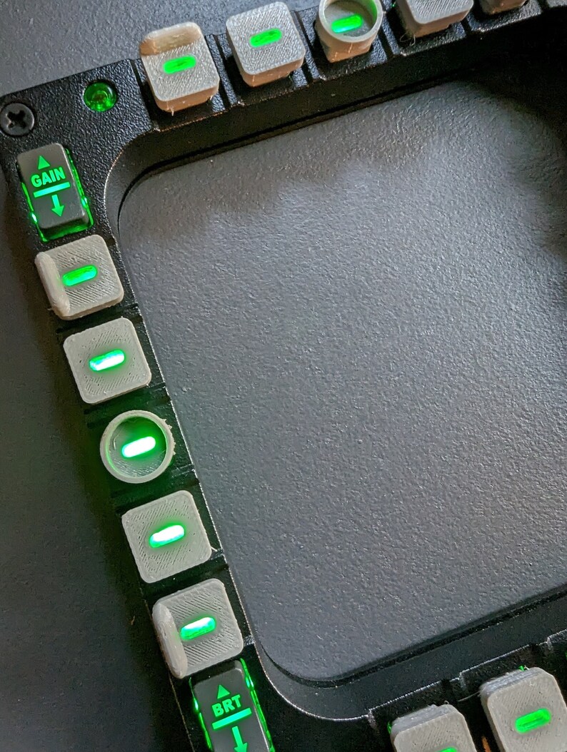 Thrustmaster "oversized Flexible" MFD VR Button Set - Etsy