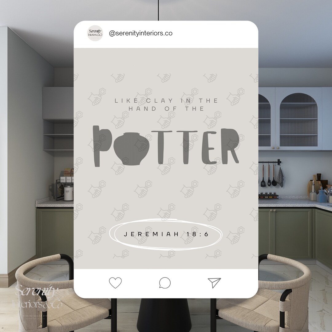 THE POTTERS TOUCH Instant Download Christian Art, Digital Download ...