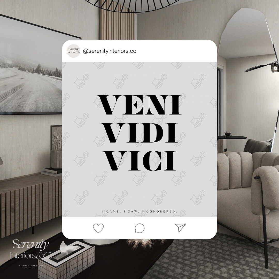 VENI, VIDI, VICI - Digital Download, Christian Art, Minimal Art ...