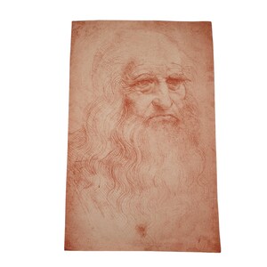 Antique Fratelli Alinari Firenze Lithograph – Leonardo Da Vinci Art ...
