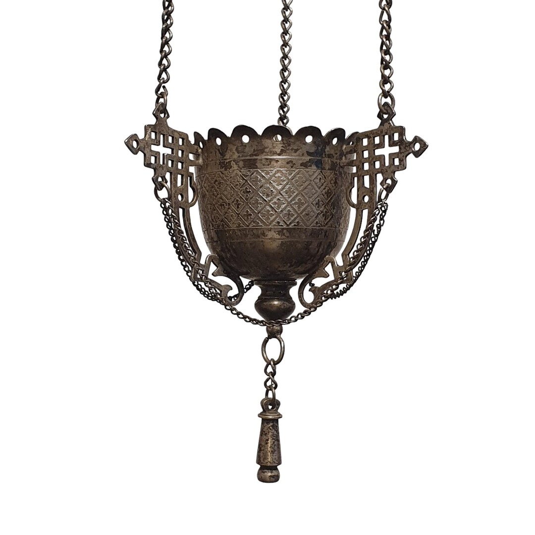Antique Censer-sanctuary Lamp Hanging Antique Light Fixture-antique ...