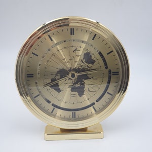 Vintage Kundo World Time Clock Made in Germany 1970s quartz - Etsy