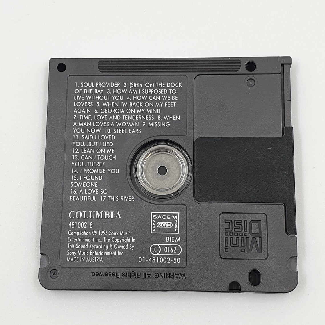 Minidisc Michael Bolton, 90s Greatest Hits, Personalized Gifts, Blues ...