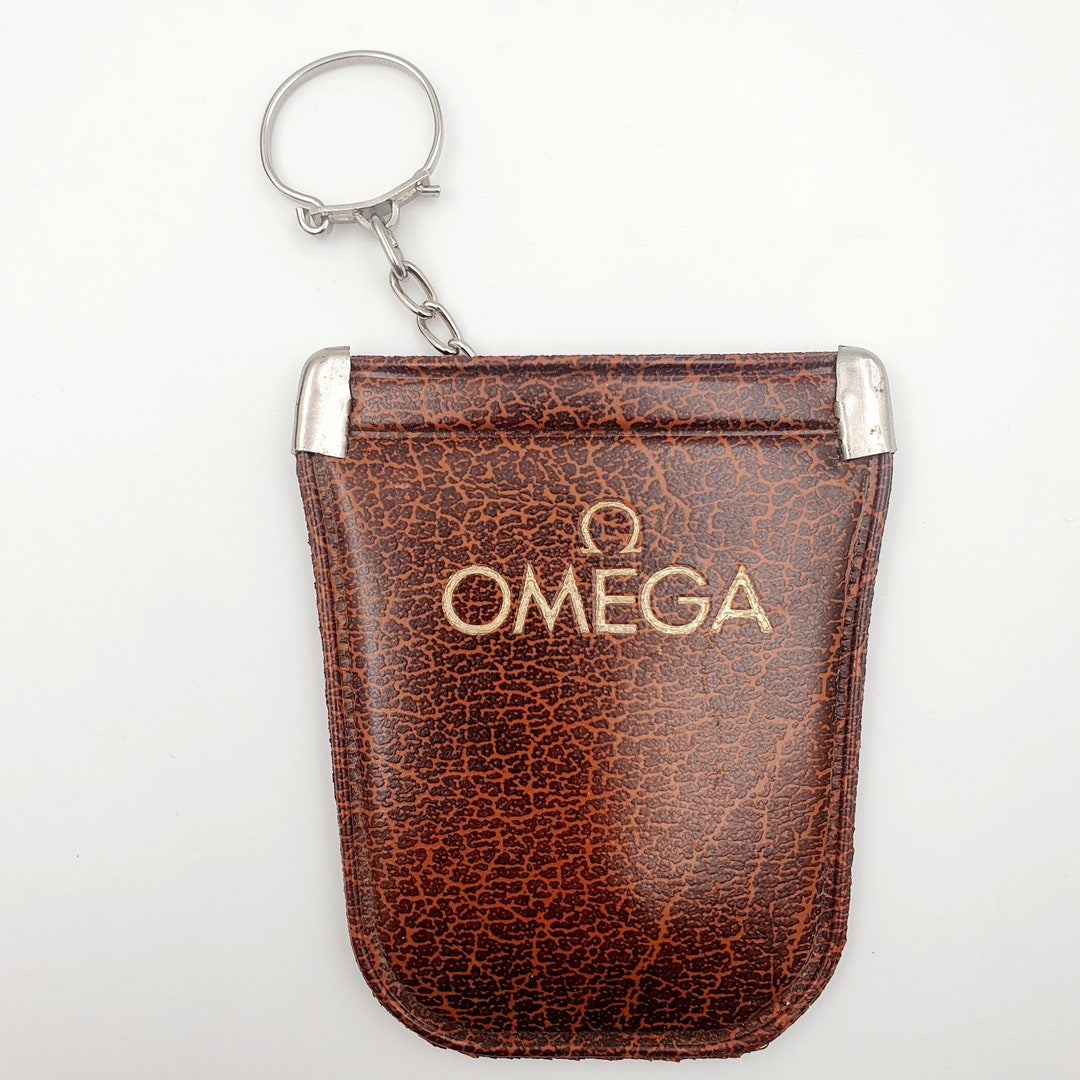 Omega Leather Coin Purse & Keyring Wallet – Small Pocket Pouch, Stylish ...