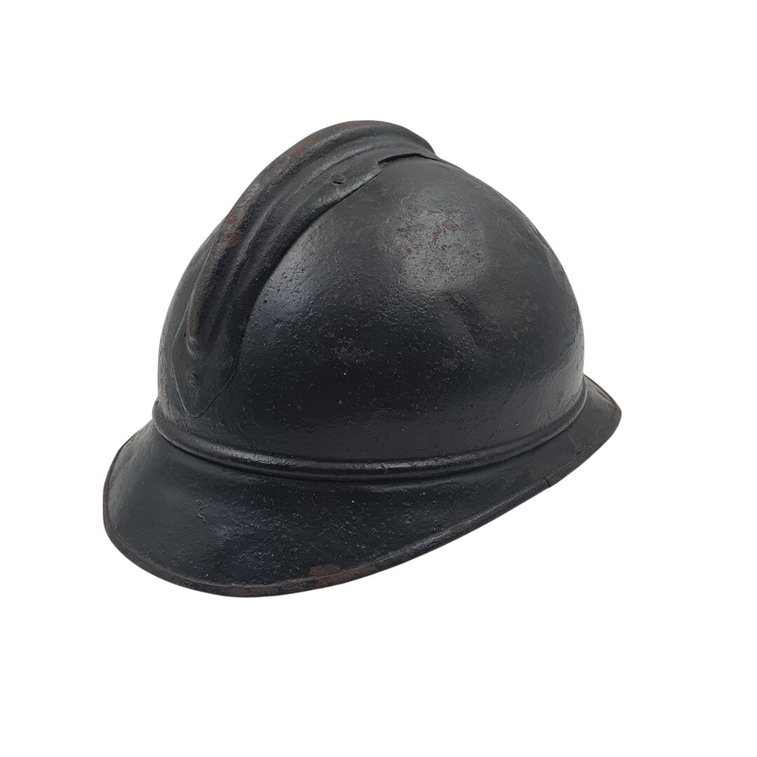 Antique French Hadrian Helmet WWI Iron Casque Collectible, WWI Iron ...