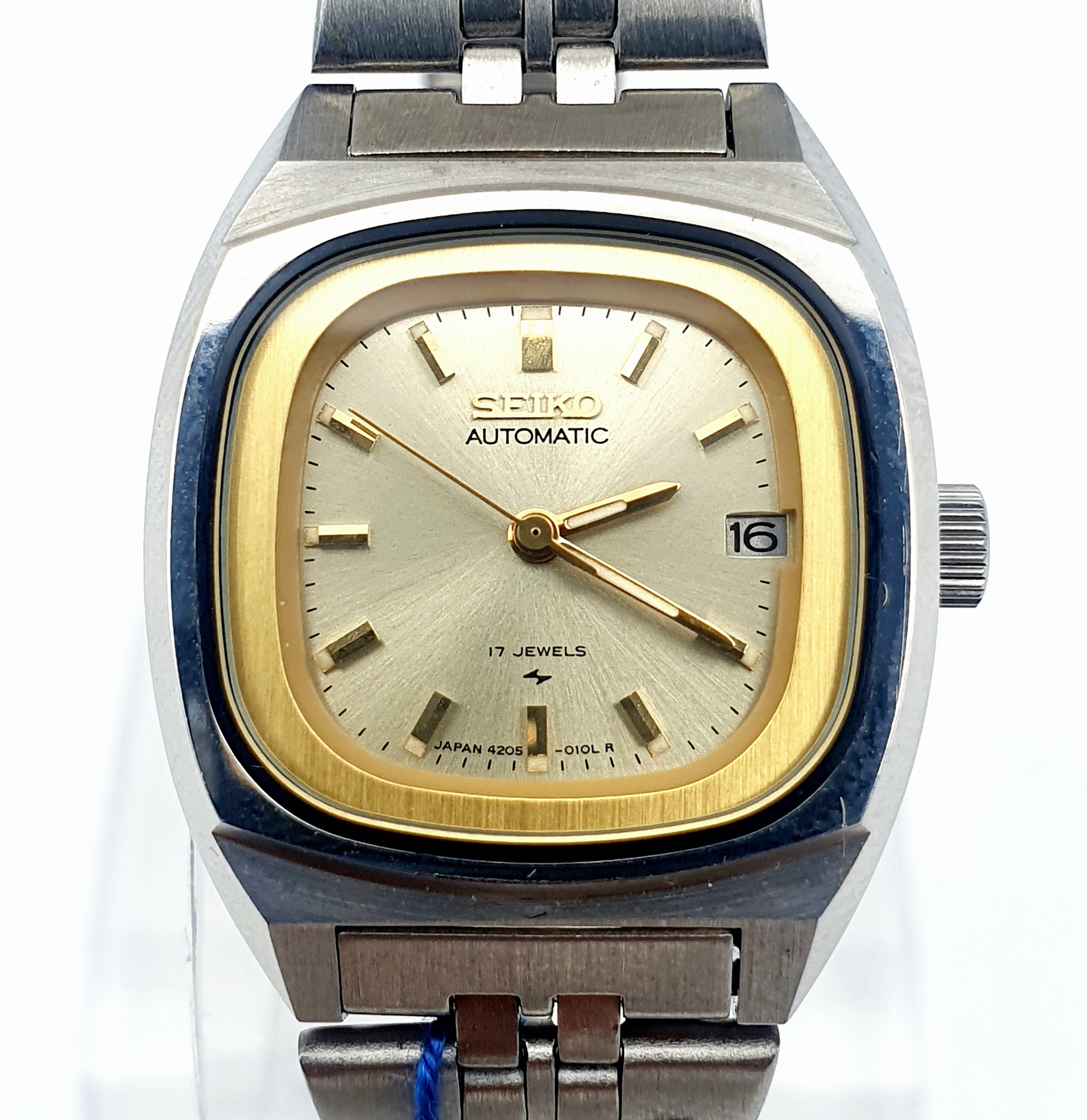 80s SEIKO Watch 4205-500B Women's Automatic Bracelet - Etsy