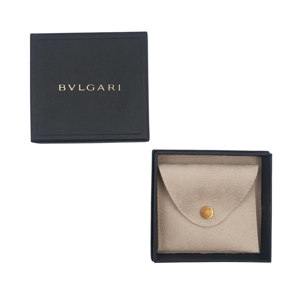 Authentic BVLGARI Jewelry Gift Box - Cardboard Case With Pochettes for ...