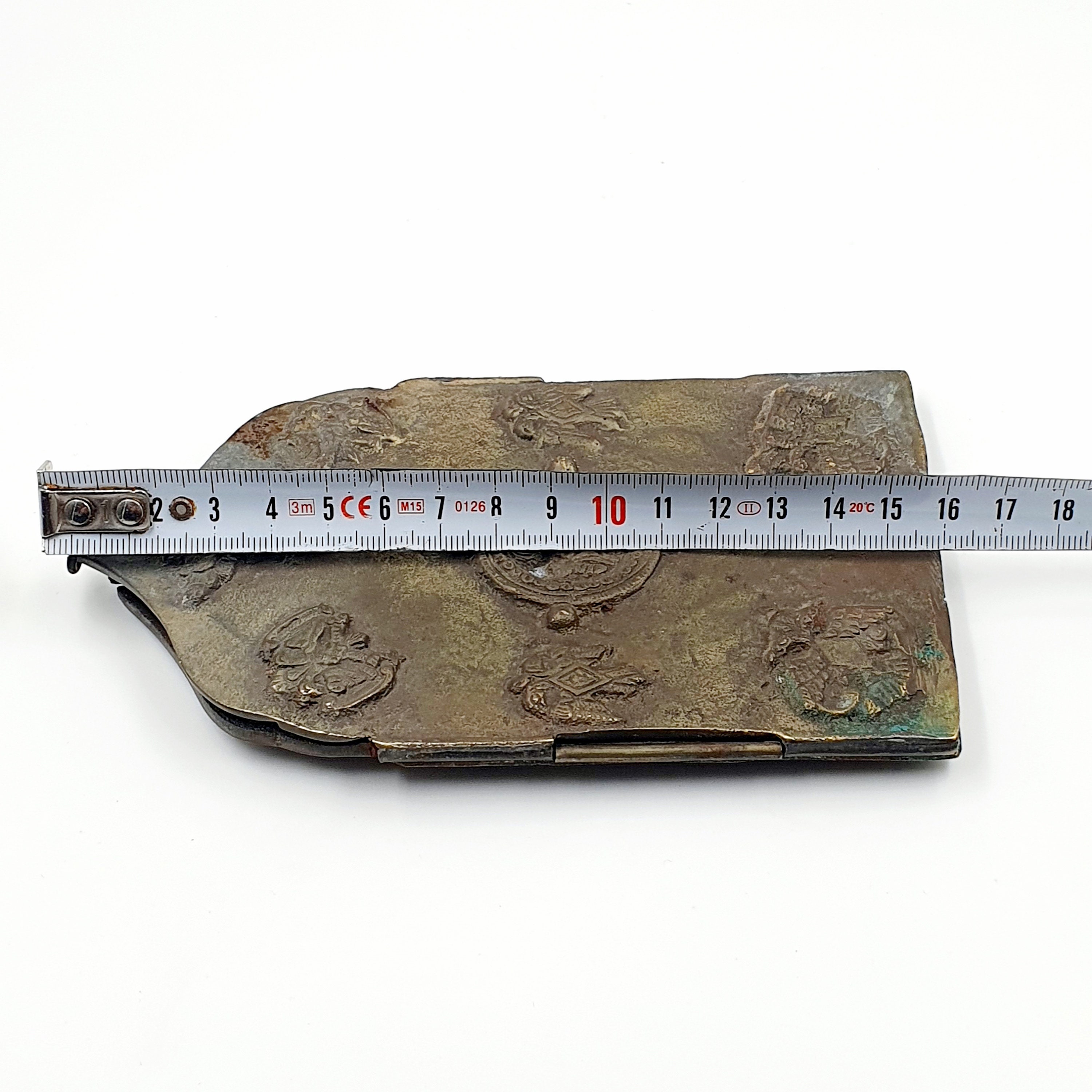 Antique Triptych Enamel Brass Icon, Christian Orthodox Triptych, Greek Religious Icons, Gifts ...