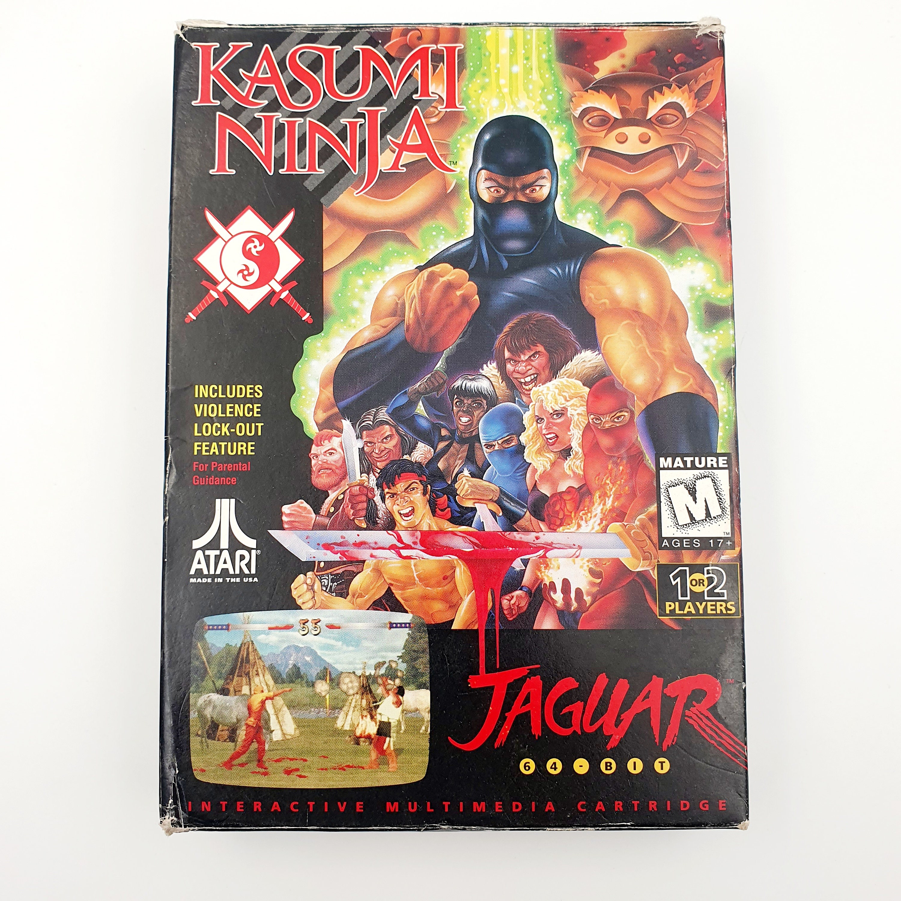 ATARI Jaguar Kasumi Ninja 1994, Vintage Video Game, Collectible Video ...