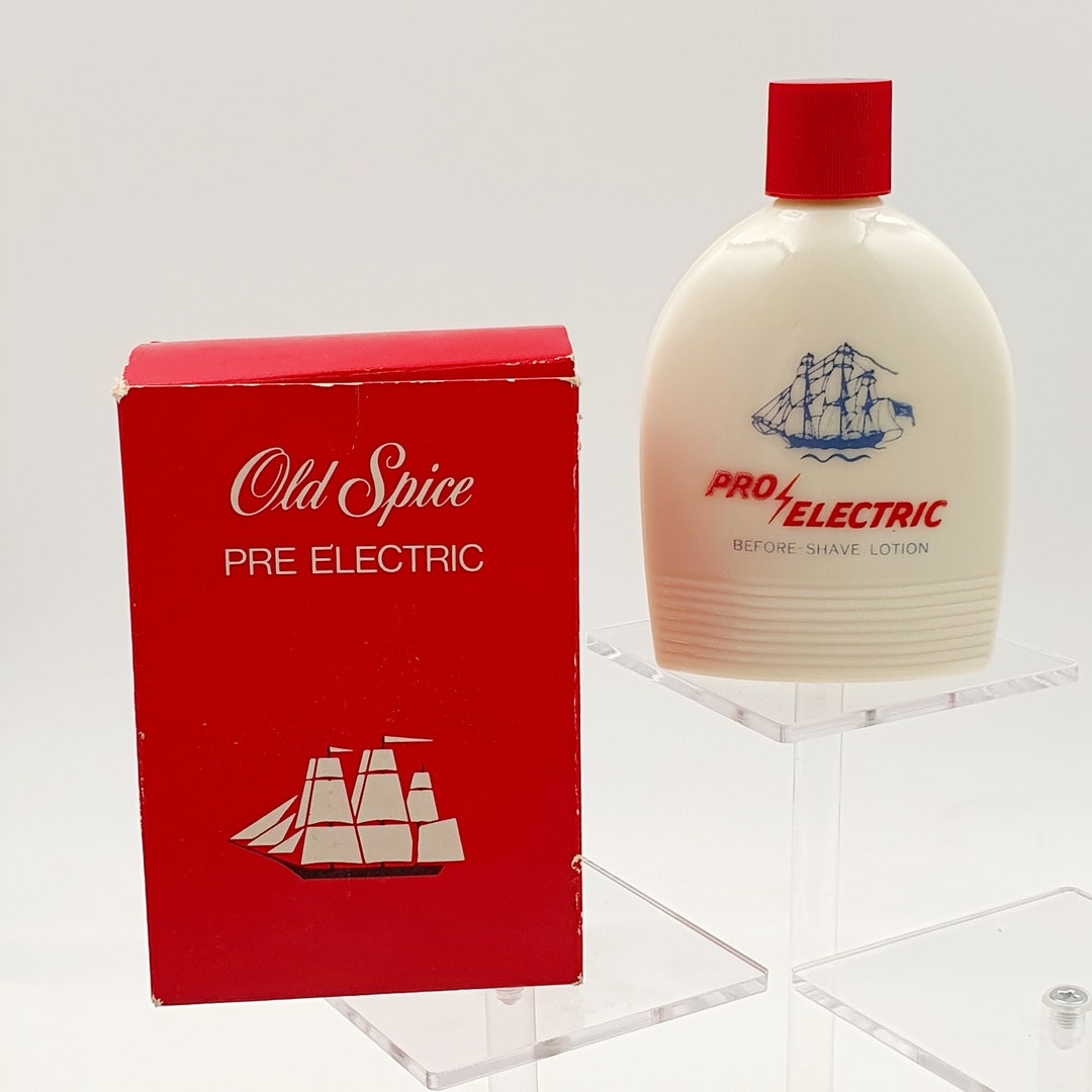 Old Spice Pre Electric Shilton 100ml, Vintage Before-shave Lotion ...