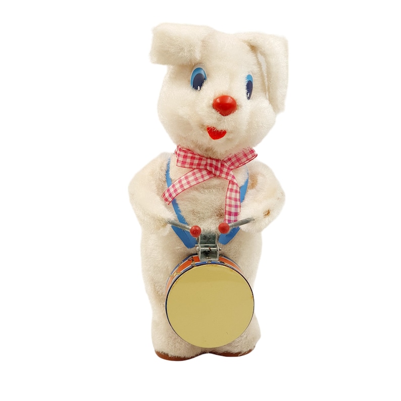 Vintage 1960s ALPS Japan Drumming Bunny: Musical Rabbit Figurine - Etsy