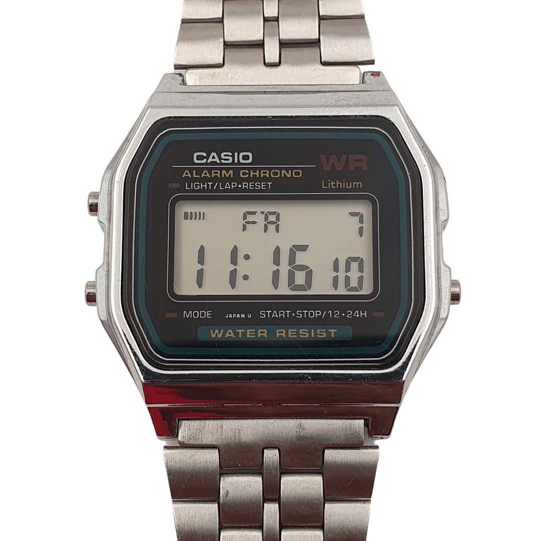 Casio Digital Men’s Wrist Watch A159W Module 593, Vintage Casio Men’s ...