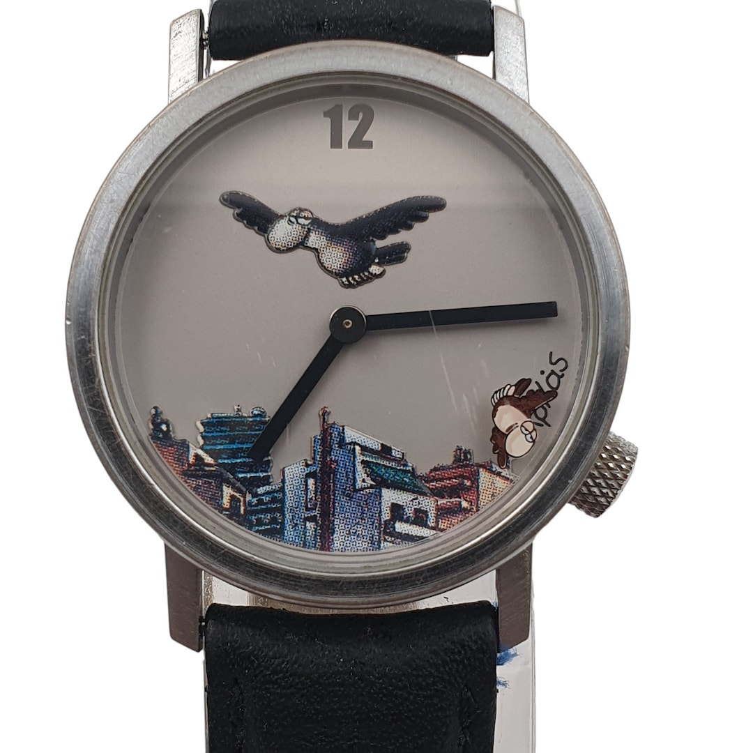 AKTEO Arkas Art Watch: Limited Edition Cartoonist Timepiece - Etsy