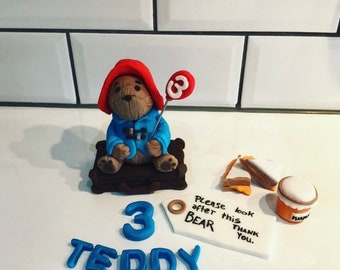 Paddington Bear Cake Topper - Etsy UK
