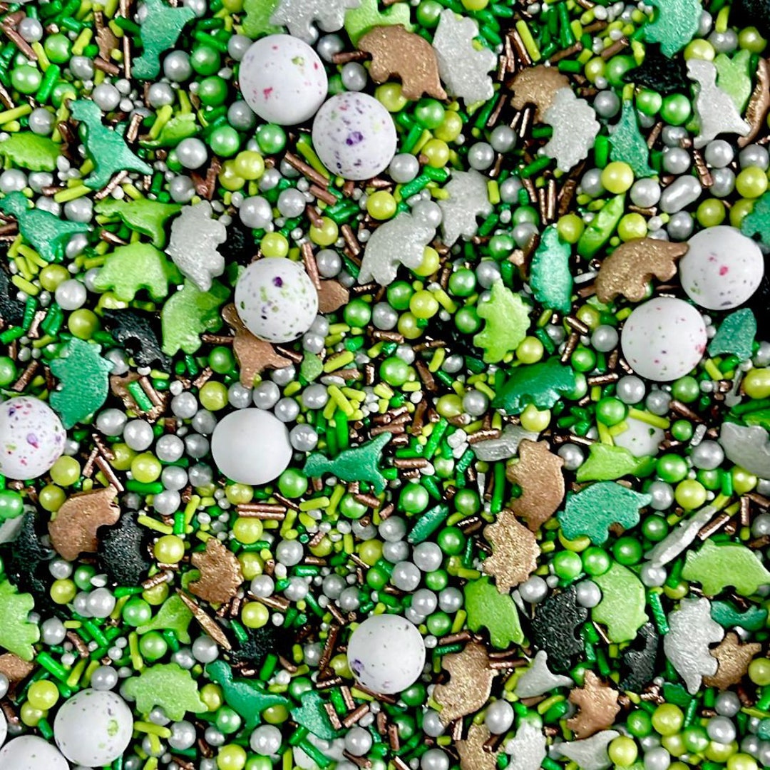 White Ball Mix Sprinkles Pearls Sprinkle Blend Mix for Cupcake Cake ...