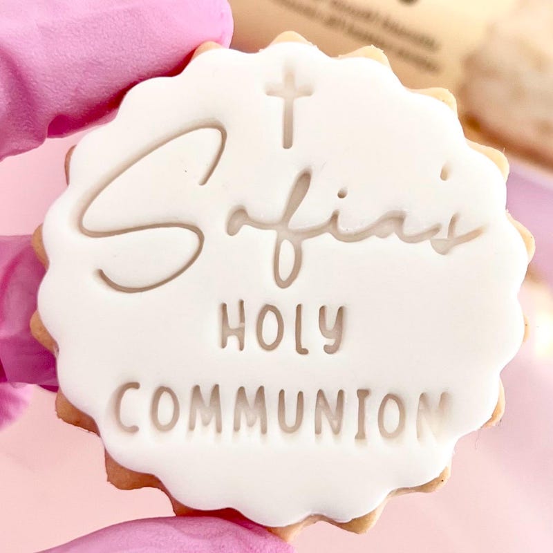 Communion Icing Stamp - Etsy UK
