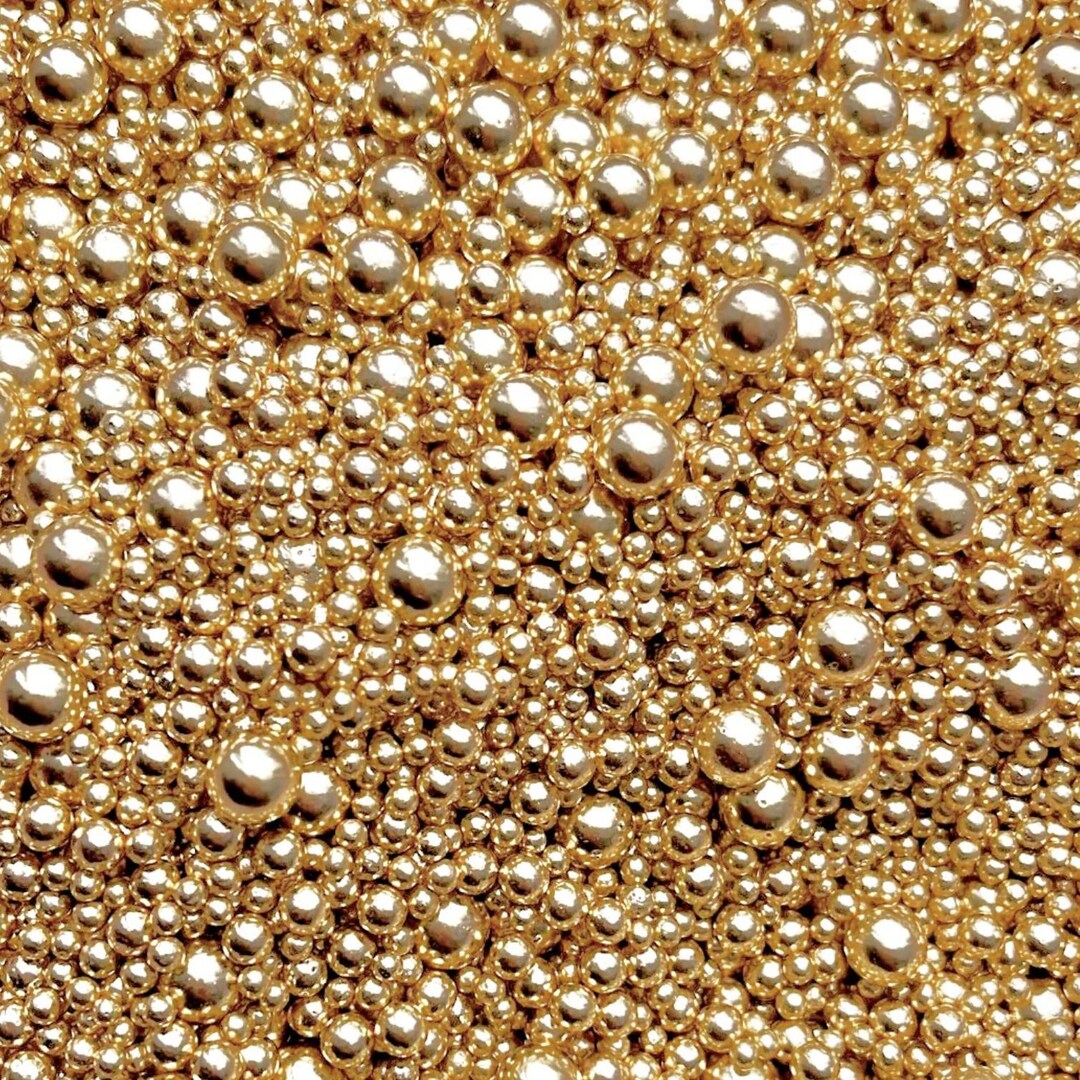 Gold Ball Mix Sprinkles Pearls Sprinkle Blend Metallic Cupcake Cake ...