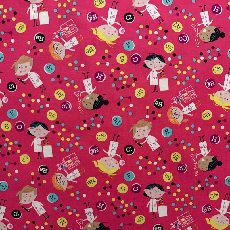 Science Fabric - Etsy
