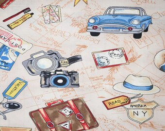 Highways Fabric California Road Signs Patchwork by - Etsy