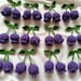 Handmade Crochet Blueberry Applique: Craft Embellishment - Etsy