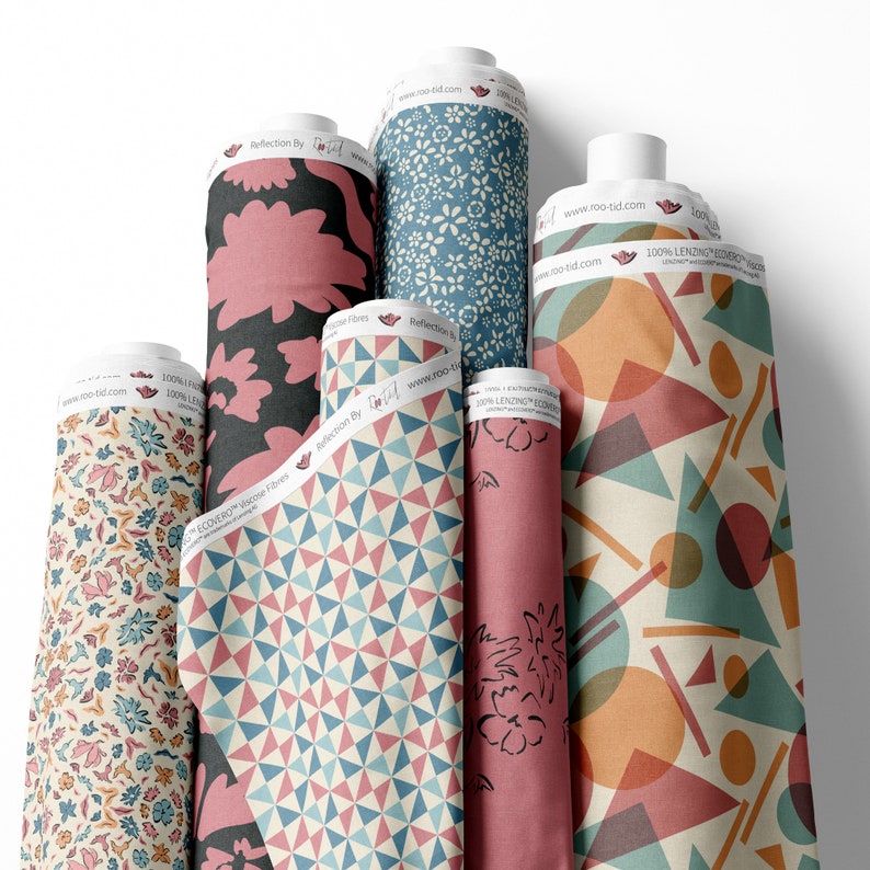 Roo-tid Fabrics Eco-friendly Viscose Twill Fabric 145cm Wide Woven ...