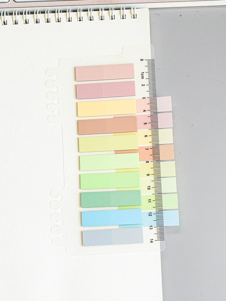 Sticky Tabs Pastel Coloured Index Tabs Annotate Stationery Etsy Uk