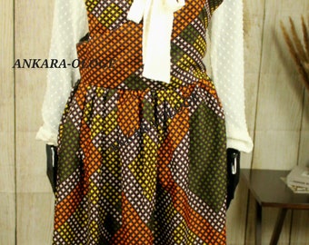 African Pinafore - Etsy