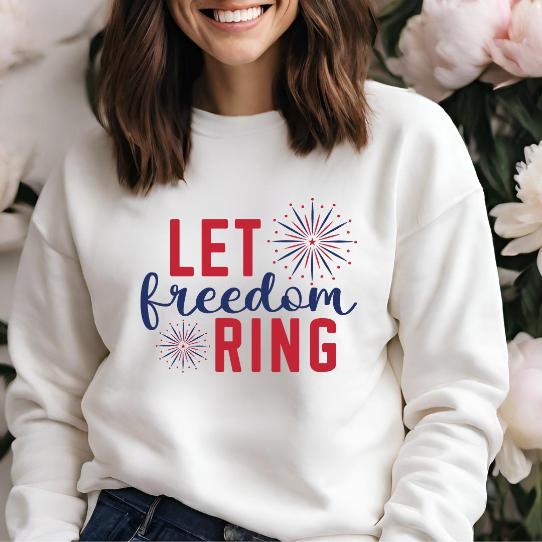 Let Freedom Ring Svg, Png, Fireworks Svg, Firework Svg, Patriotic Svg ...