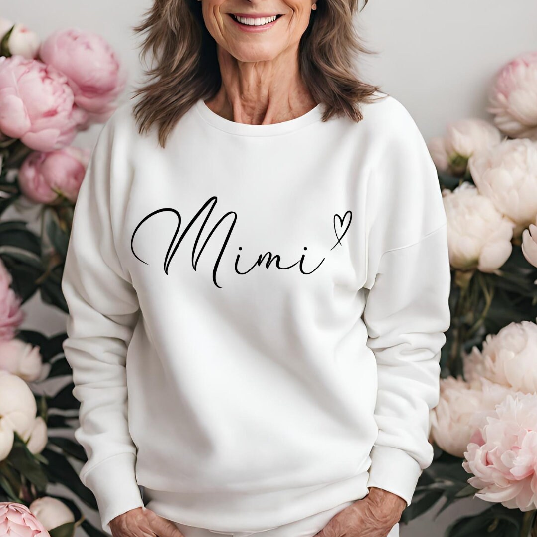 Mimi Svg, Png, Mothers Day Svg, Mimi With a Heart Svg, Mimi Svg Design ...