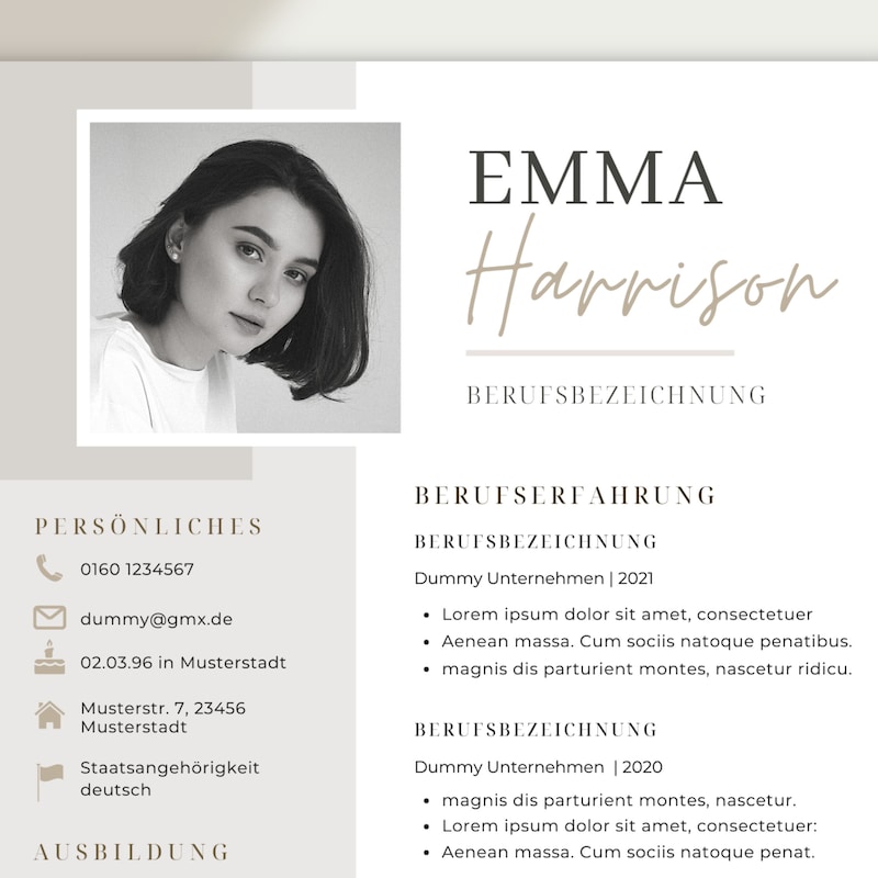 Sample Resume Cover Sheets - Etsy UK