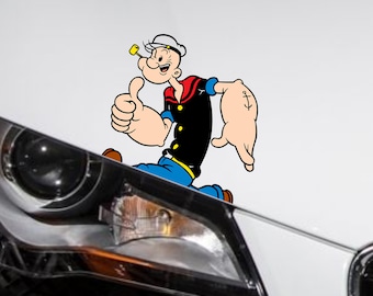 Popeye Vinyl Decal - Etsy