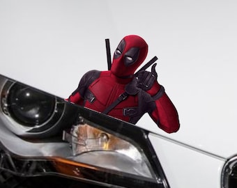 Car Deadpool Decal - Etsy