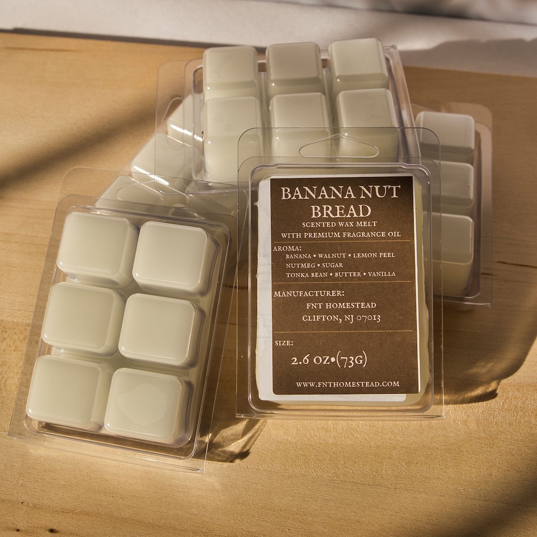 Banana Nut Bread Wax Melt, Tart Melt, Wax Tart, Scented Wax, Wax Gift ...