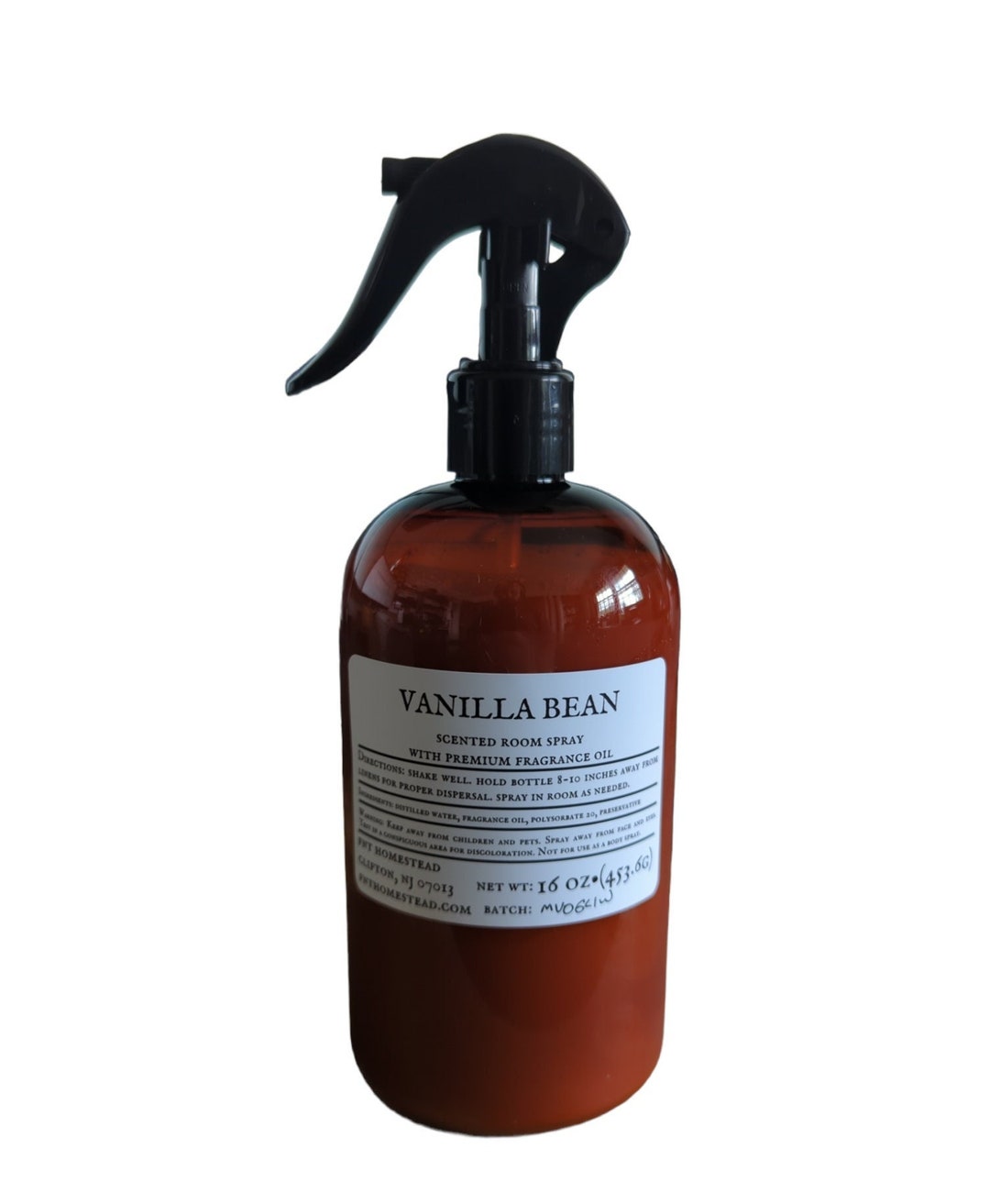 Vanilla Bean Room & Linen Spray: Non-toxic Home Fragrance - Etsy
