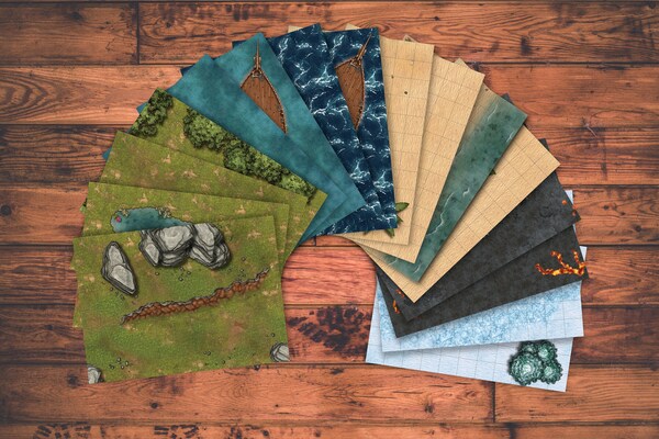 Dungeon Master Screen Inserts Dungeons & Dragons 5e 8.5x11 Portrait and ...