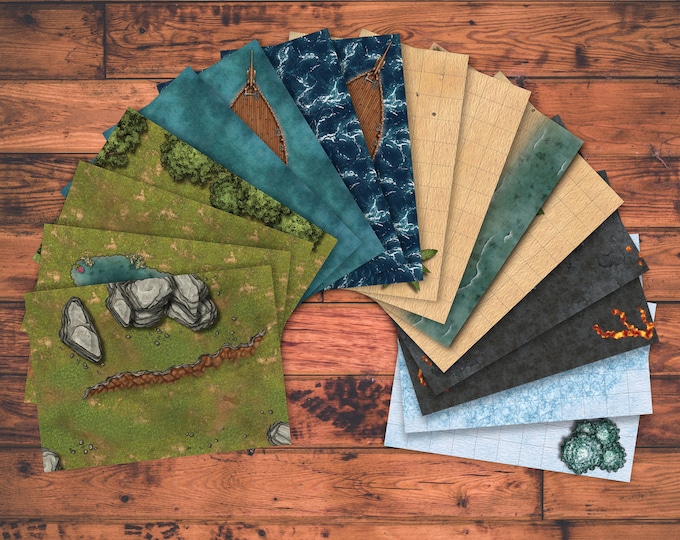 12 Dnd Battle Mats Pack - Etsy