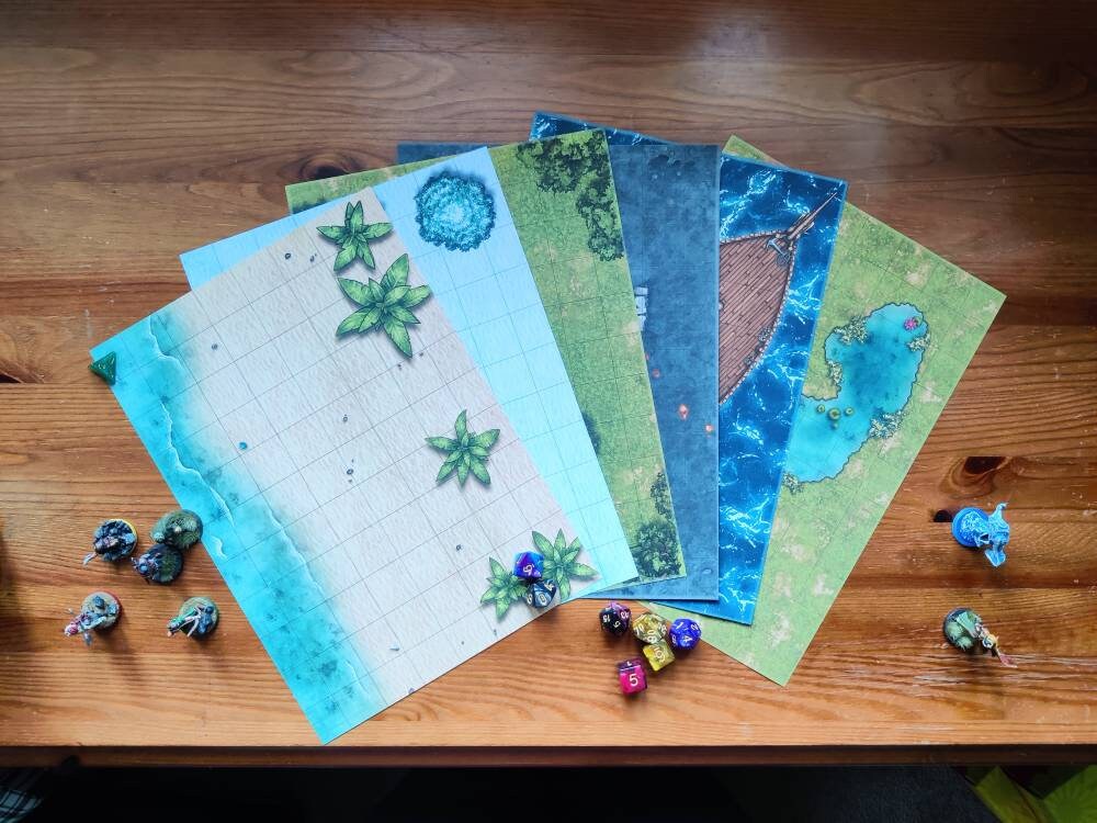 16 Battle Mats Variety Pack - Etsy