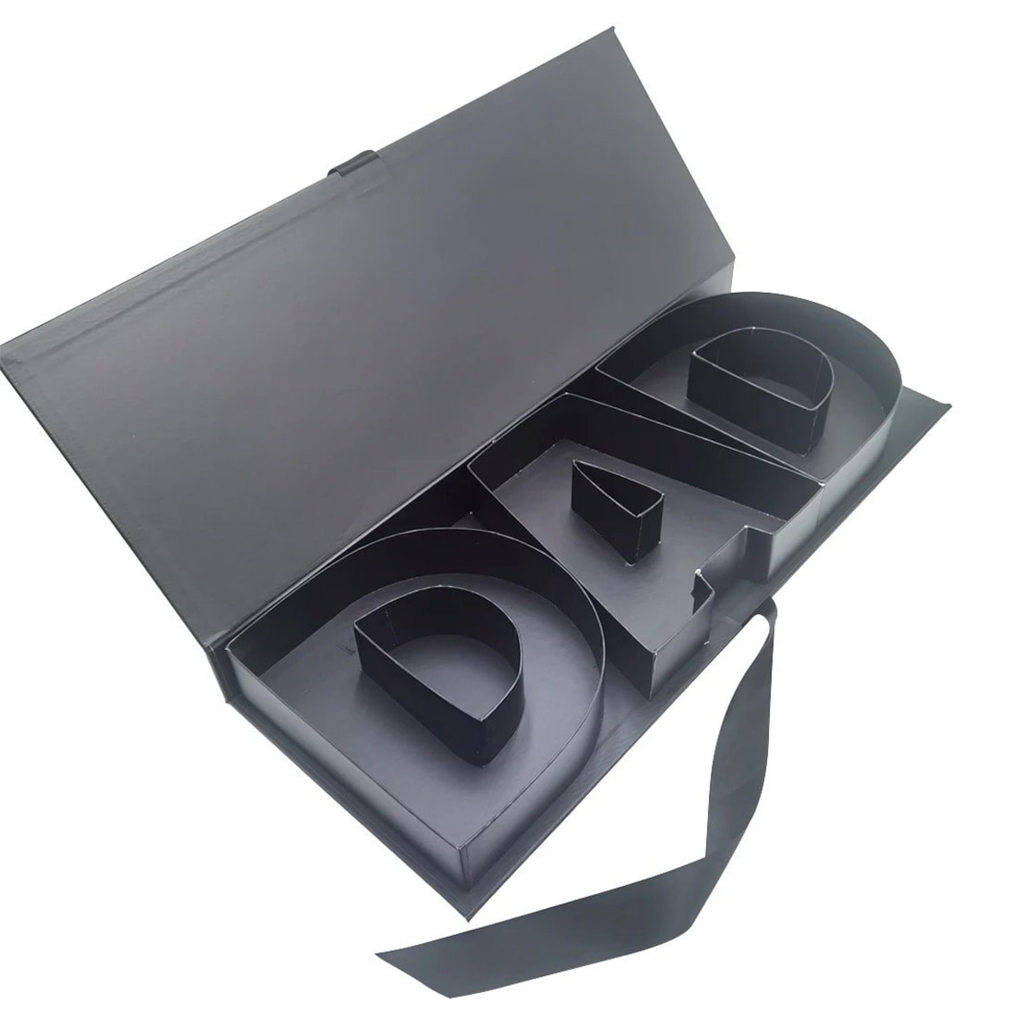 Fillable Flower Chocolate Arrangement Cardboard Letter DAD Shaped Gift ...