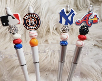Beaded Pens/cute Gifts/baseball - Etsy